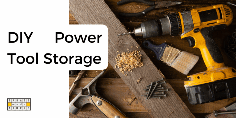 My Genius DIY Power Tool Storage Build Explained! - garagemadesimple.com