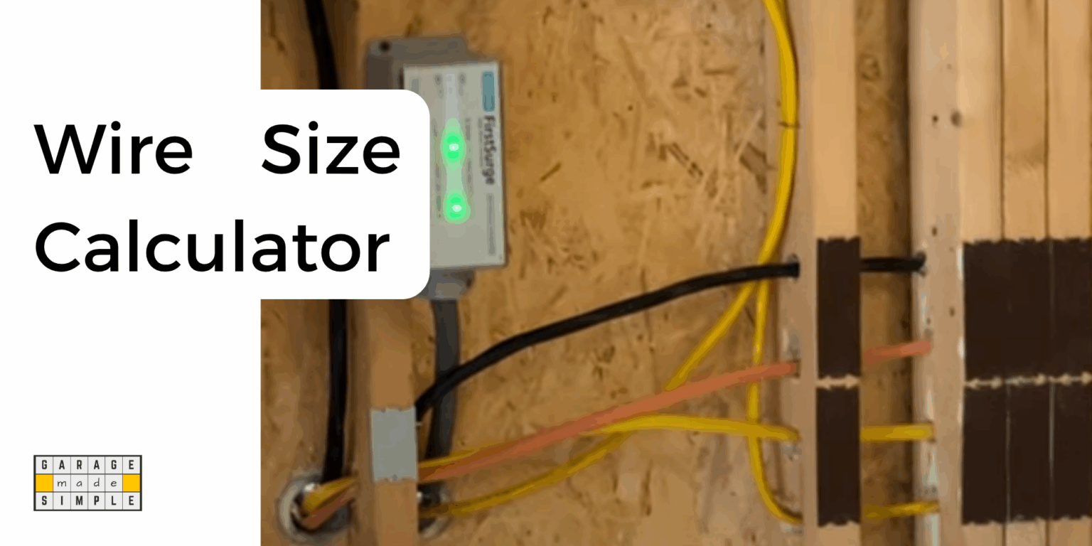 Free Wire Size Calculator for a Detached Garage (NEC-Compliant ...