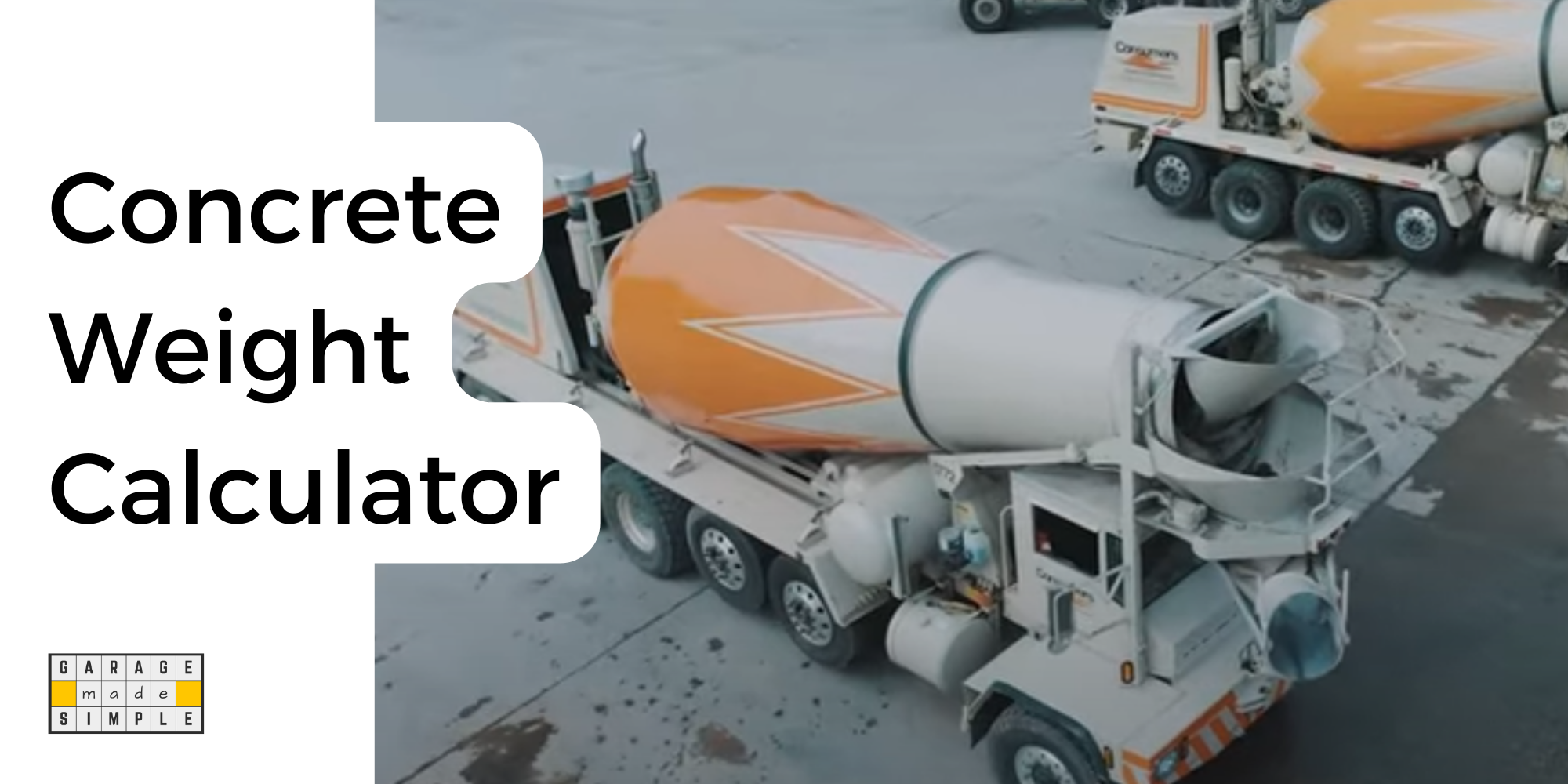 Free Concrete Weight Calculator: Estimates Slab Weight, Volume & Cost ...